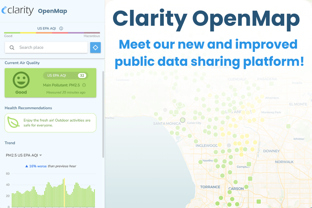 Introducing the new OpenMap: Your solution for seamless public air quality data sharing